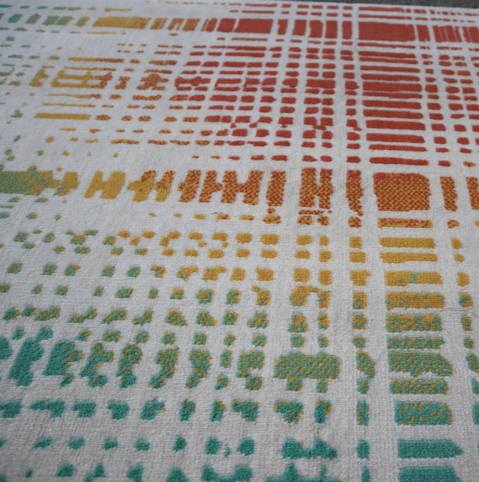 MULTI FACET Contemporary Geometric Rug, Multi colour